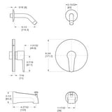 Pfister R89040K Pfirst Modern Valve, Trim Only - Walmart.com