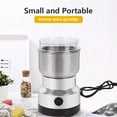 Cacagoo Coffee Bean Grinder, Electric Mini Herb Pulverizer, Stainless ...