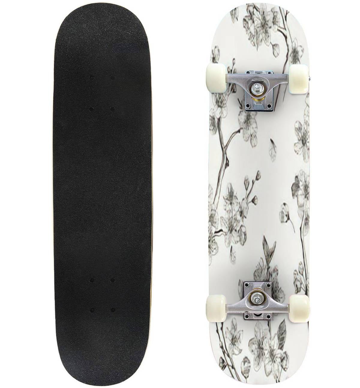 Sakura Seamless pattern Cherry blossom branches Vector botanical ...