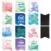 36-Pack Cute Inspirational Magnetic Bookmarks with Motivating Quotes, 2 ...
