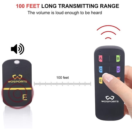 Key Finder, Item Tracker Wireless RF Item Locator with Loud Beeping ...