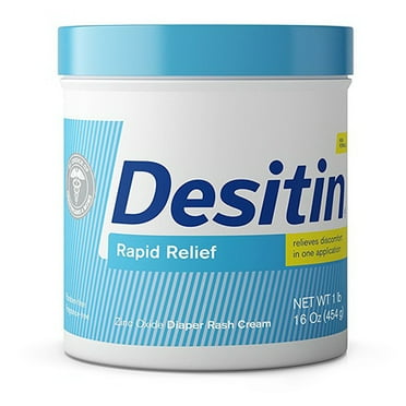 DESITIN Rapid Relief Diaper Rash Cream 16 oz (Pack of 4) - Walmart.com