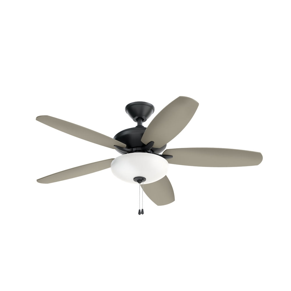 Kichler 330161 Renew Select 52" 5 Blade Indoor Ceiling Fan - Black ...