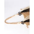 Large Woven Tote Bag for Women, Knitted Shoulder Bag with Tassels ...