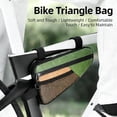 Bicycles Triangles Bag Bike Front Tube Frame Saddles Storage Bag ...