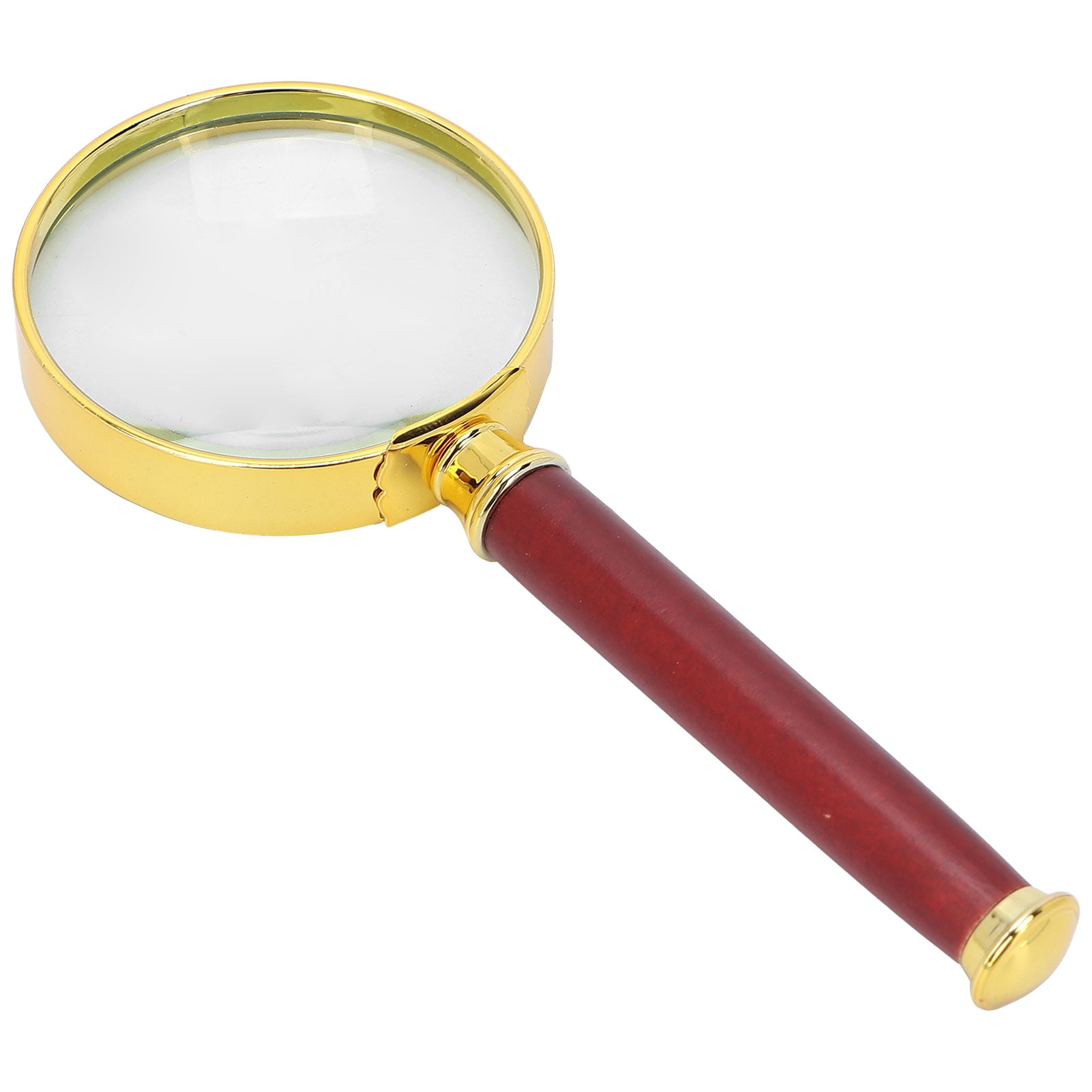 Lupa Iluminada, Lupa 10X Diseño De Madera Caoba Roja Para Sello Para ...