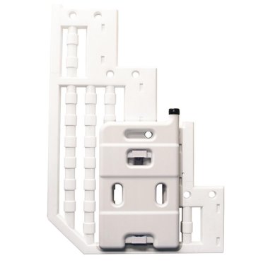 Blue Wave Splash Above Ground Pool 4-Step Entry System with Gate and ...