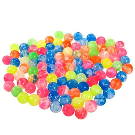 Juvale Bouncy Balls Party Favors - 100-Count Super Bouncy Balls Bulk ...
