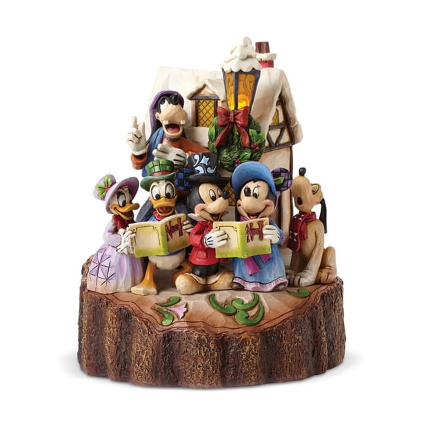 Jim Shore Disney Traditions Carved by Heart Caroling Figurine 4046025 ...