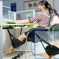 Heajfvd Office Foot Rest Portable Travel Foot Hammock Airplane Footrest ...