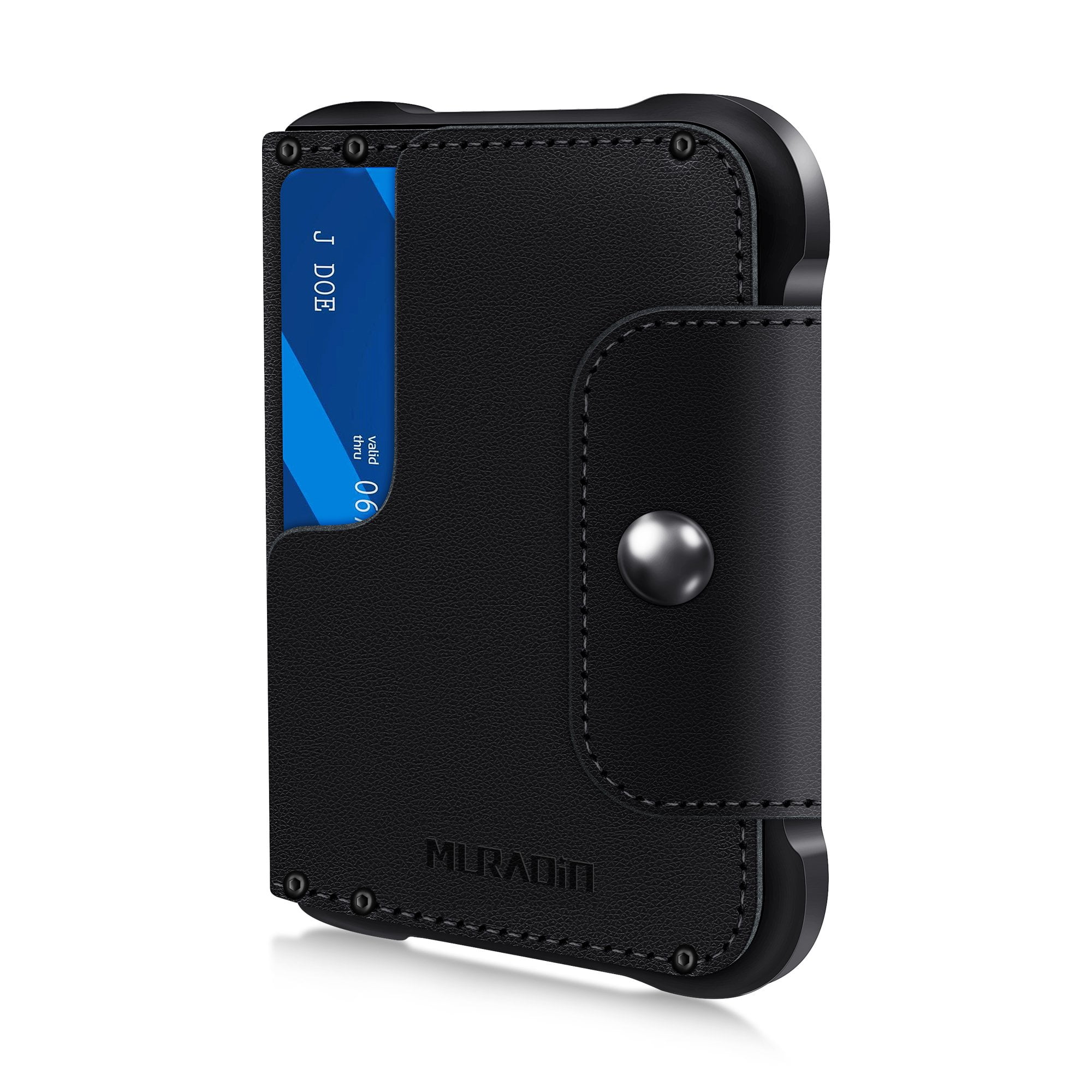 ENIGMA Minimalist RFID Blocking Tactical Leather Wallet, Men's Bifold ...