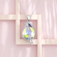 Clover AA Ankh Sun Compass Necklace Sterling Silver Moss Agate ...