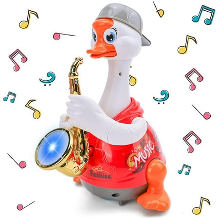 Early Education Musical Toys Music Walking Flashing Lights Saxophone ...