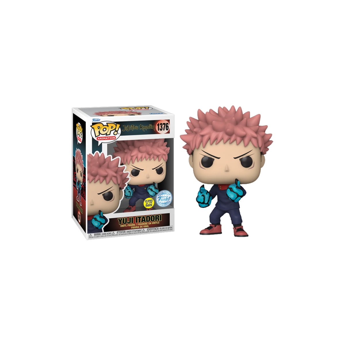 Pop Jujutsu Kaisen Yuji Itadori 1376 Glow Especial | Knasta Chile