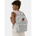 No Boundaries Women's Blue Dome Backpack, 16x12x5.13 inches, Cotton ...