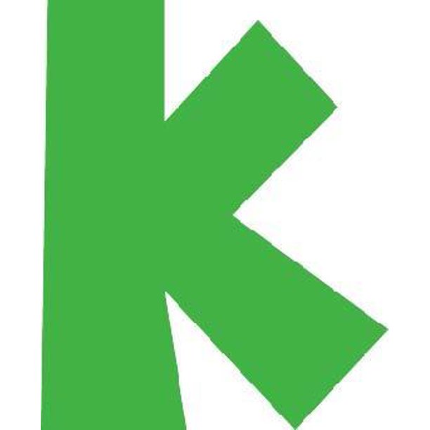 Funny Colorful Alphabetical Letter K Cartoon Character Wall Art Sticker ...