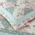 Chezmoi Collection Gayle 3-Piece Cotton Patchwork Quilt Set, Vintage ...