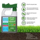 Simple Lawn Solution Advanced 16-4-8 Balanced Lawn Food Liquid ...