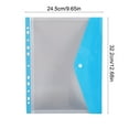 A4 Loose Leaf File Pouch 11 Hole Binder Document Storage Bag ...
