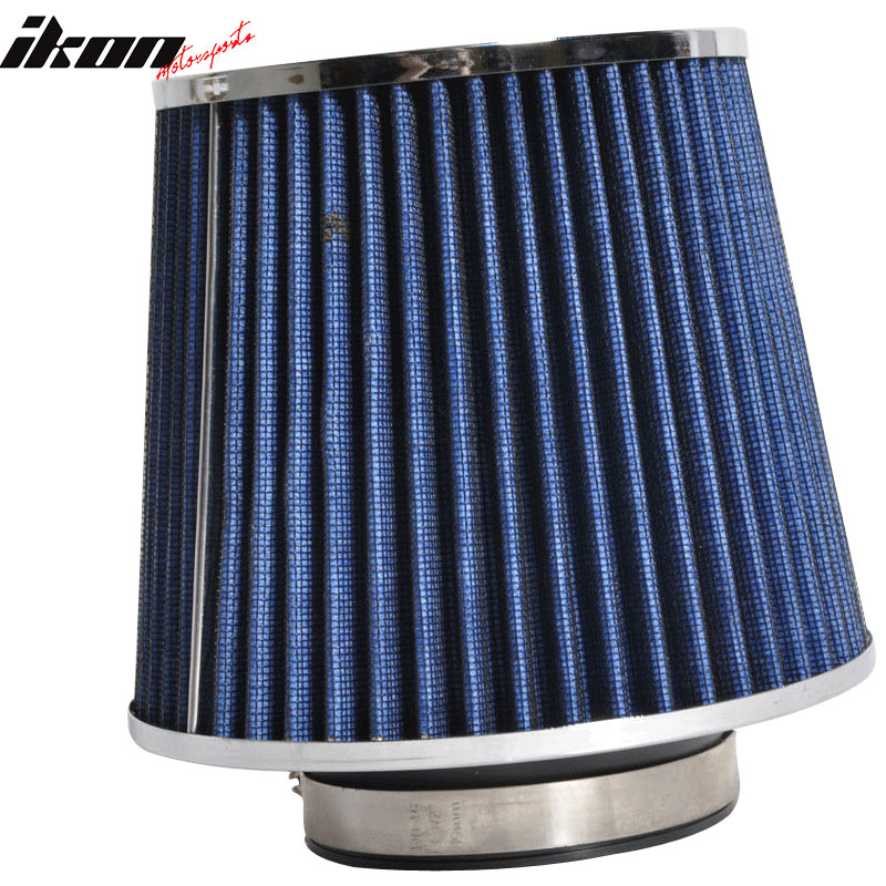 Ikon Motorsports 3 Inch Race Performance Cold Air Intake Cone Filter ...