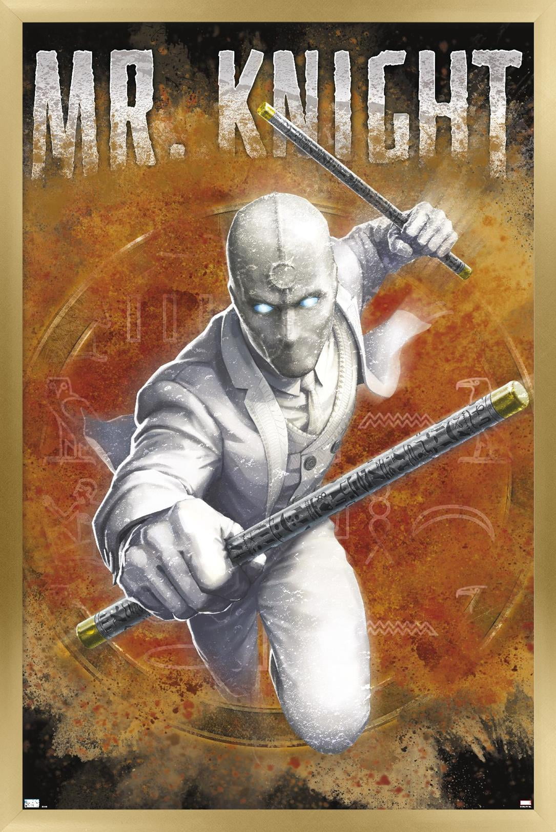 Marvel Moon Knight - Mr. Knight Wall Poster, 22.375" x 34" Framed ...