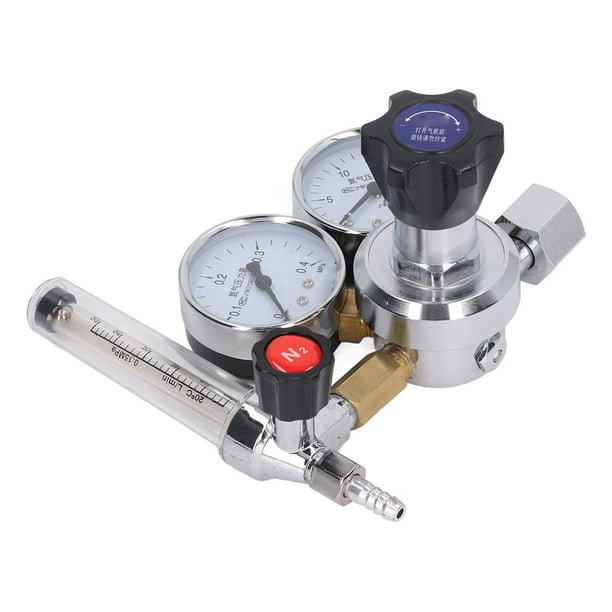Nitrogen Gas Regulator Valve, Brass Body Nitrogen Meter Robust For ...