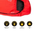Snugpak Softie 3 - Solstice Sleeping Bag - Red LH Zip - Walmart.com