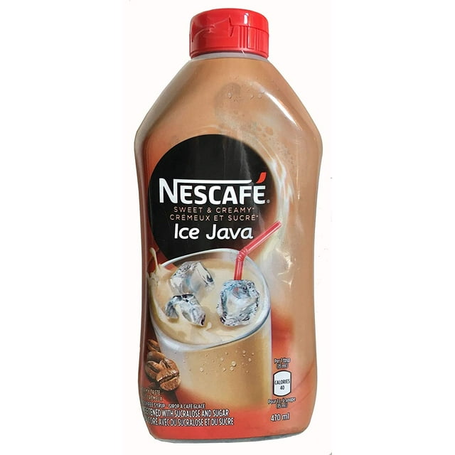 Nescafe Ice Java Coffee Syrup 470Ml - Imported From Canada (Pack Of 4 ...