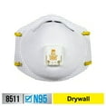 3M Multi-Purpose N95 Respirator, White, Cool Flow Valve, 10 Masks ...