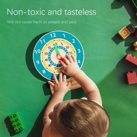 Jinveno Montessori Children Wooden Digital Clock Teaching Aids ...