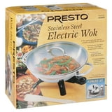 Presto Stainless Steel Electric Wok 05900 - Walmart.com