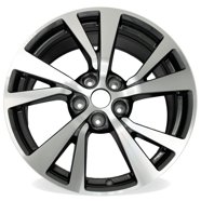 18" NEW Single 18x7 MACHINED DARK GREY Wheel for TOYOTA RAV4 2021 2022 ...