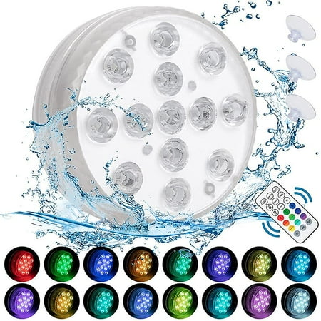 Hot Tub Lights Waterproof, 13 Led Beads, 16 Colors, Underwater Lights ...