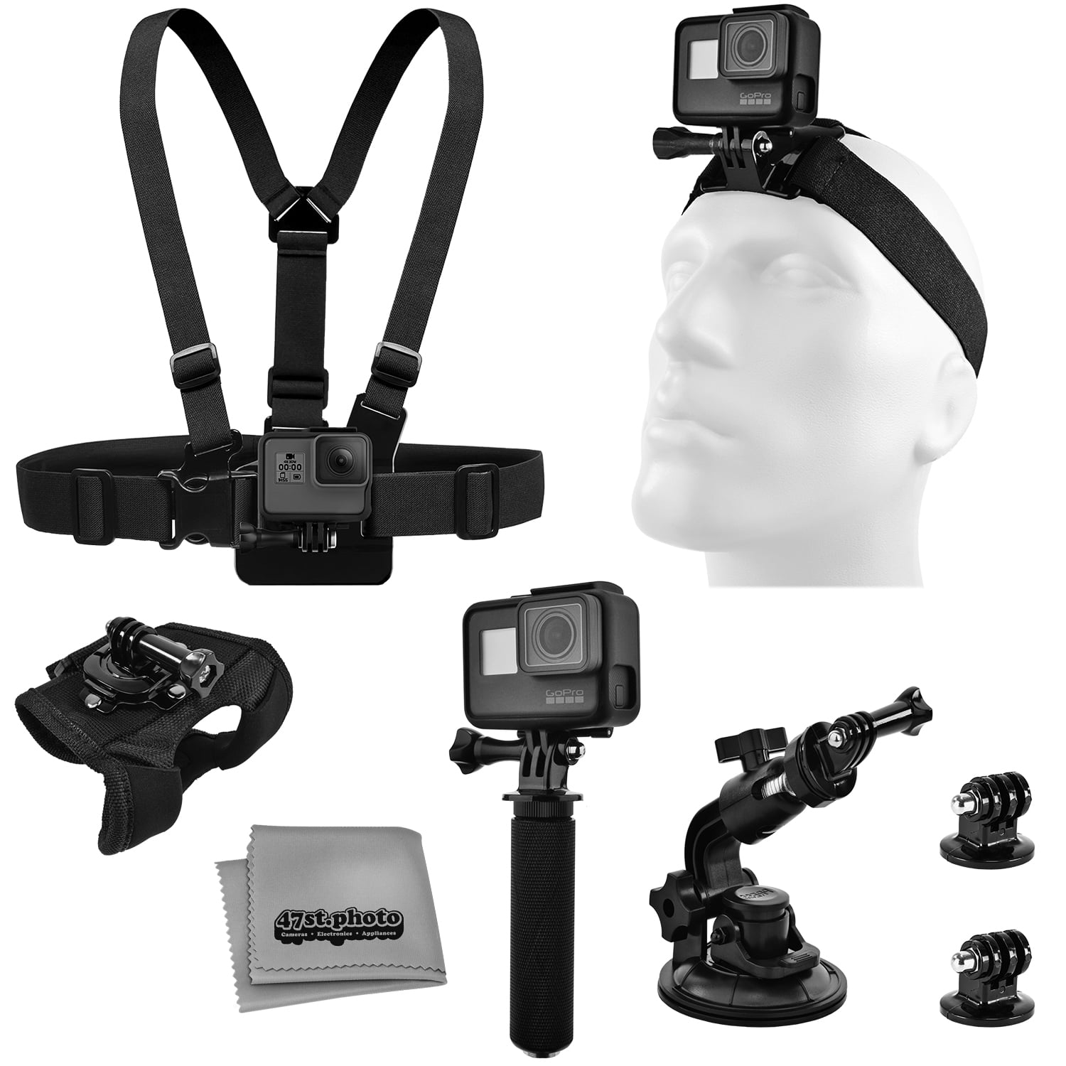 Accessory Kit for GoPro HERO5 Black / Session 4K Action Camera with ...