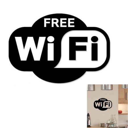 Free WiFi Wi Fi Sticker Sign Window Cafe Bar Pub | Walmart Canada