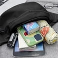 Casual Crossbody Chest Bag For Men And Women Nylon Shoulder Pack Black ...