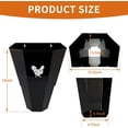 2 Pack Chicken Cone for Butchering, Medium Size Duty Steel Chicken ...