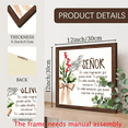 A 2D flat “SEÑOR” wooden frame painting, 12 * 12 inches, for home ...