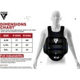 "RDX TKD Chest Guard MMA Body Protector – Reversible Black/White Rib ...