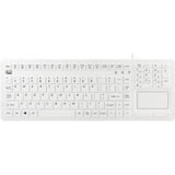 Adesso SlimTouch 270 Antimicrobial Waterproof Touchpad Keyboard, White ...