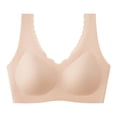 Bras for Women,Seamless Thin Vest Bra with Soft Support and Breathable ...