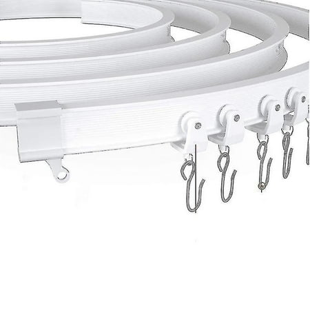 5 Meters/ 16.4 Ft Curved Ceiling Curtain Track Bendable Flexible ...