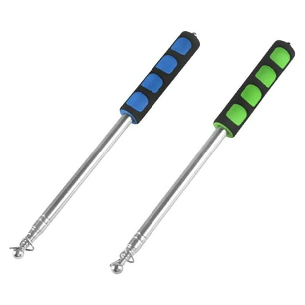 Pieces Flag Pole Telescopic Flagpole Stainless Steel Hand Flag Pole ...