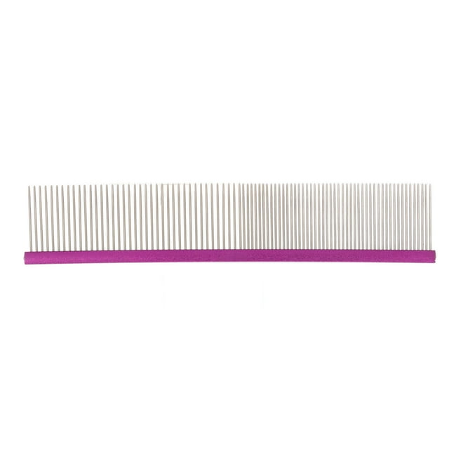 Dog Grooming Comb, Ergonomic Handle Prevents Static Massage Rounded ...