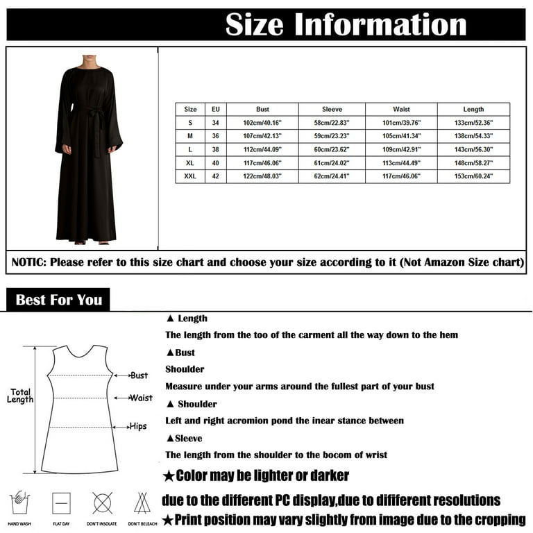 Abaya Measurements | ppgbbe.intranet.biologia.ufrj.br