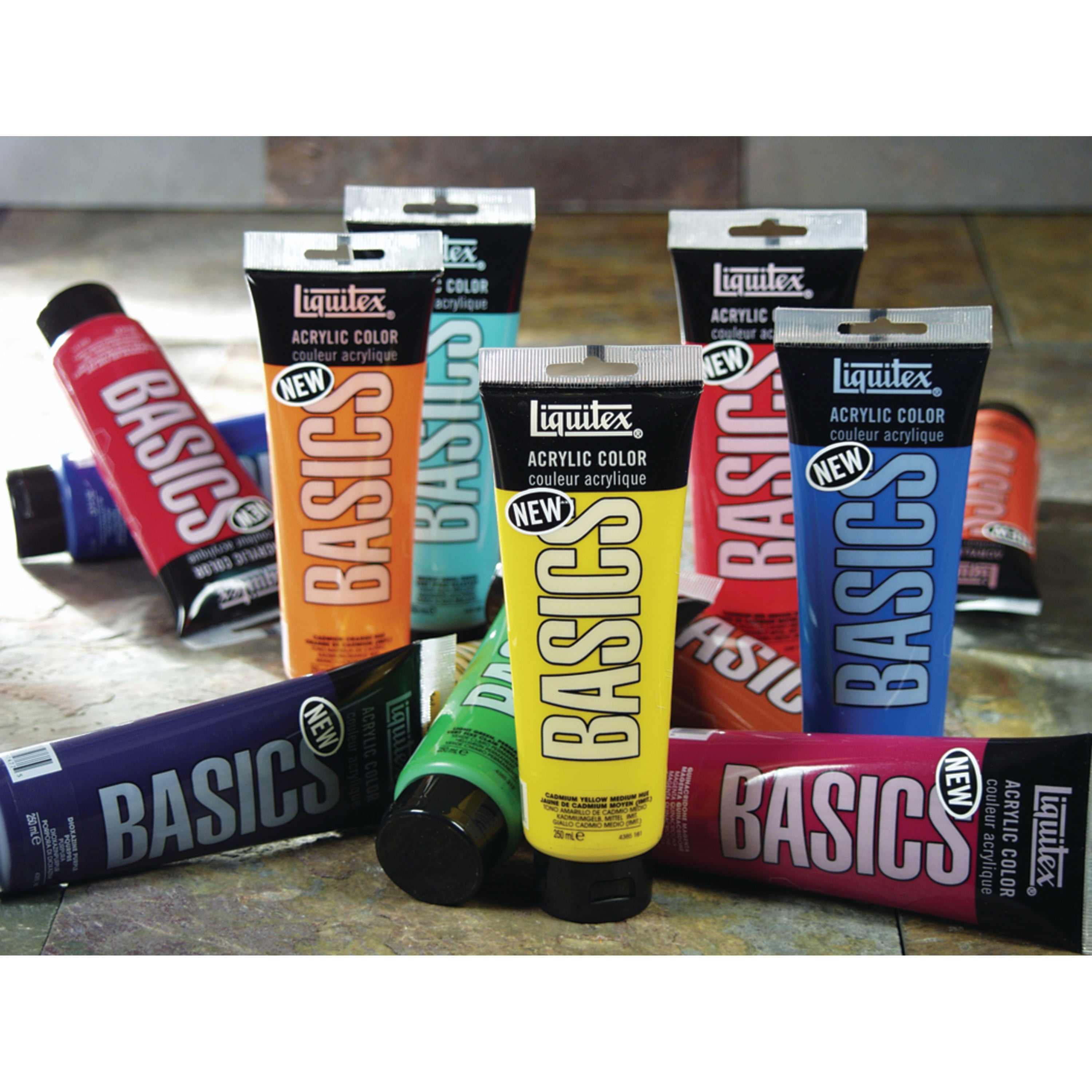Liquitex BASICS Acrylic Color, 250ml Tube, Bright Aqua Green - Walmart.com Liquitex BASICS Acrylic Color, 250ml Tube, Bright Aqua Green - Walmart.com