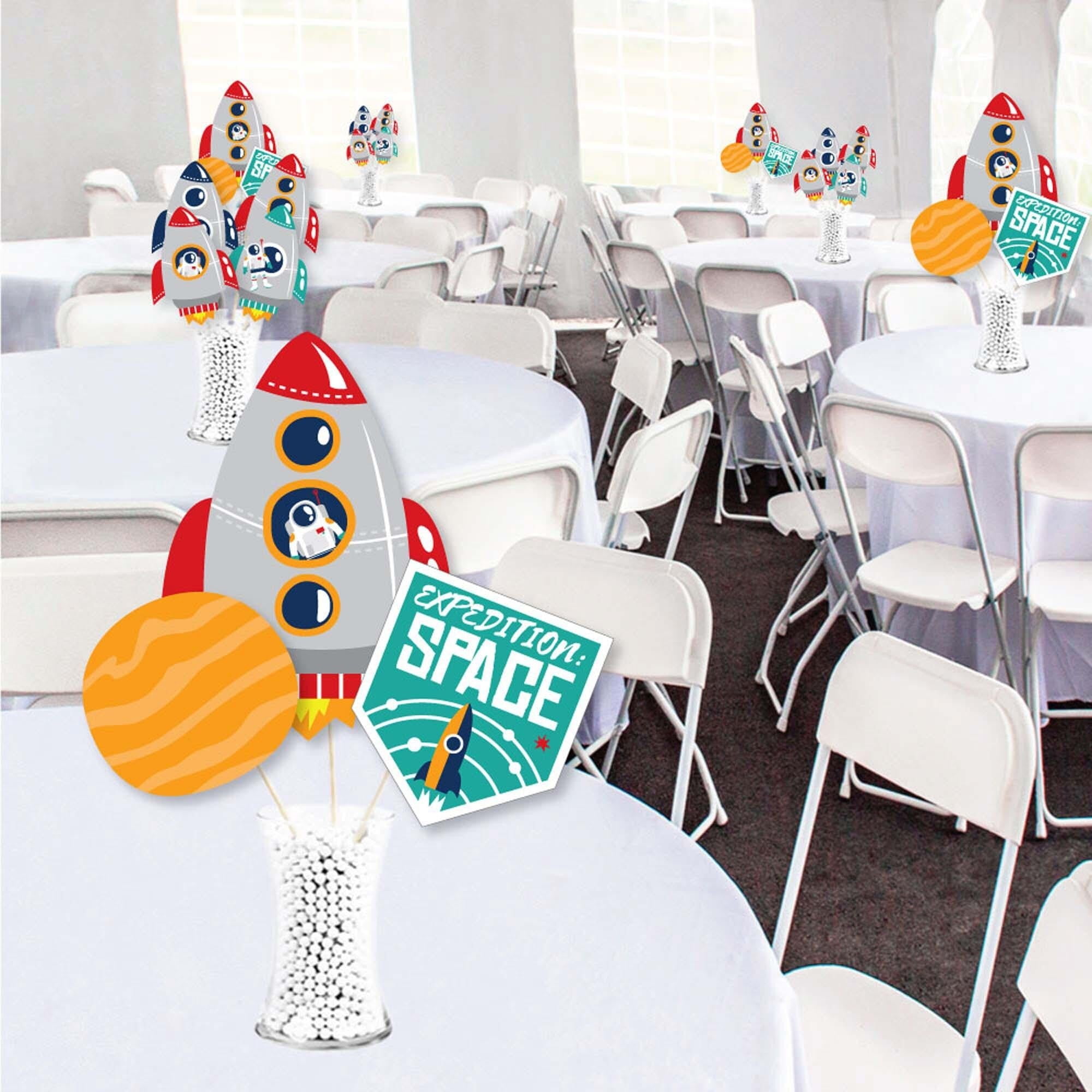 Big Dot of Happiness Blast Off to Outer Space – Rocket Ship Baby Shower ...