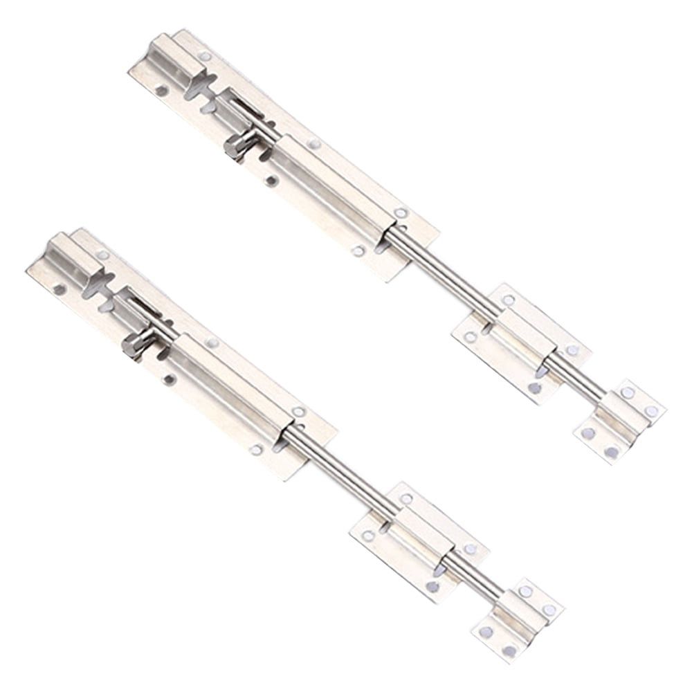 2 Pack Barrel Bolt Latch, Slide Bolt Latch Slide Latch Lock, Thickened Stainless Steel Sliding ...