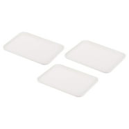 Uxcell 8x6" Fast Food Tray, Plastic Multi-Purpose Rectangle Serving ...