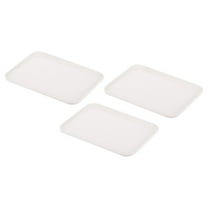 Uxcell 8x6" Fast Food Tray, Plastic Multi-Purpose Rectangle Serving ...